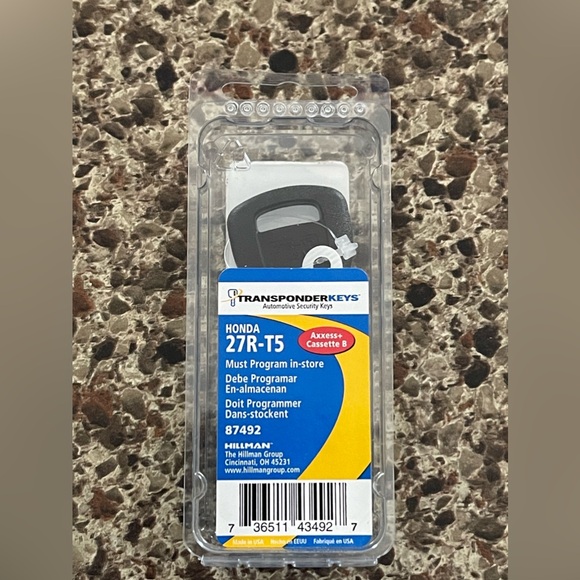 Other | Honda Transponder Key Blank 27rt5 Security Program In Store New ...
